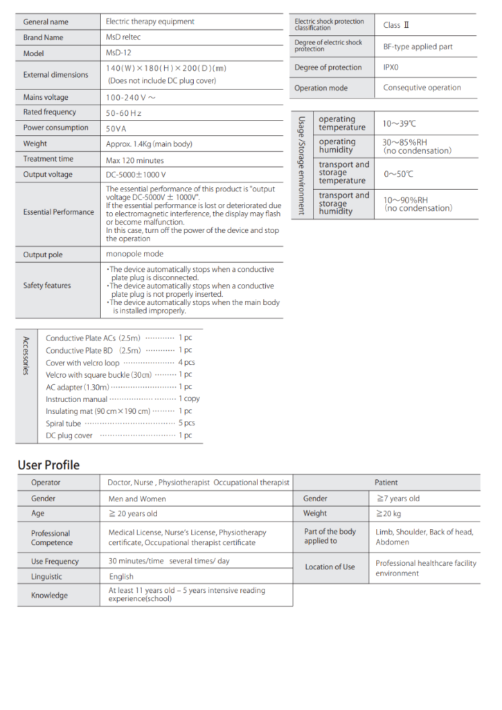 MsD reltec | RELTEC Medical Devices Corporation